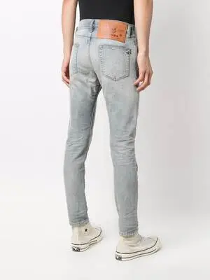 DIESEL® Faded Slim-fit Jeans - Blue