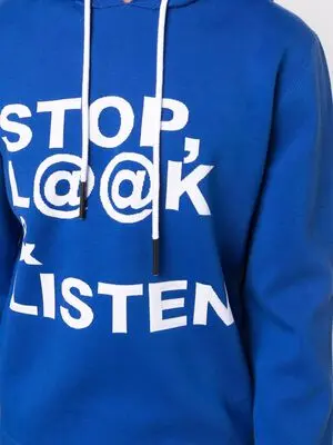 DIESEL® Slogan Print Pullover Hoodie