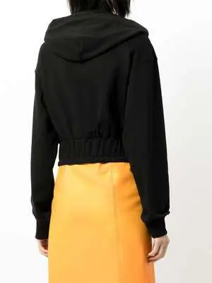 Versace Logo-waistband Cut-out Hoodie