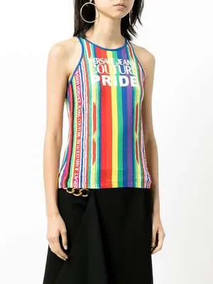 Versace Pride Project-print Top