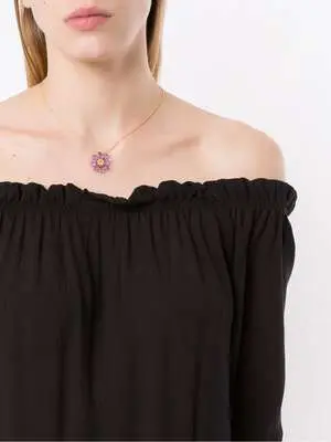 Dolce & Gabbana 18k Yellow Amethyst Necklace