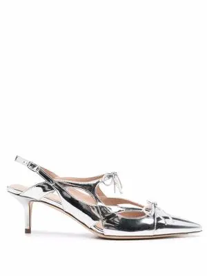 SCAROSSO X Paula Cademartori Cinderella Leather Pumps