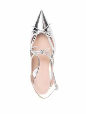 SCAROSSO X Paula Cademartori Cinderella Leather Pumps