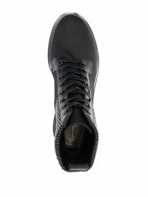 GIANVITO ROSSI Martis Lace-up Boots - Black