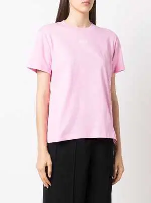 MSGM Logo-print T-shirt - Pink