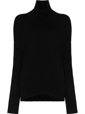LISA YANG Heidi Roll-neck Jumper - Black