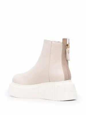 Agl Sandy Platform Boots - Neutrals