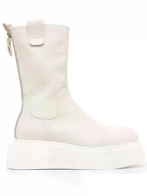 Agl Round Toe Boots For Women