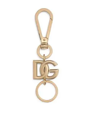 Dolce & Gabbana Logo-plaque Keyring - Gold