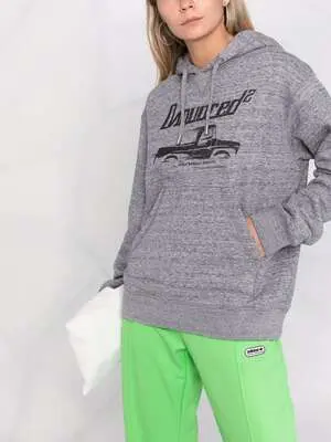 Dsquared2 Truck Graphic Hoodie