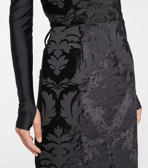 MARINE SERRE Moon Salutation Regenerated Midi Skirt