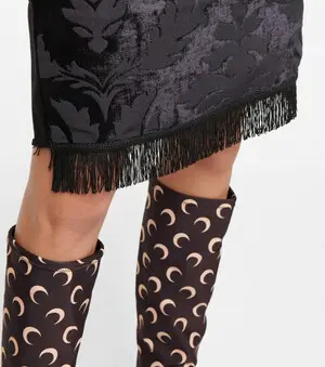 MARINE SERRE Moon Salutation Regenerated Midi Skirt