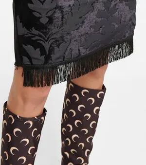 MARINE SERRE Moon Salutation Regenerated Midi Skirt