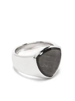 Tom Wood Shield Signet Ring - Silver