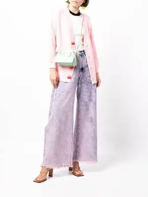 Olivia Rubin Frankie Cherry-embellihed Cardigan