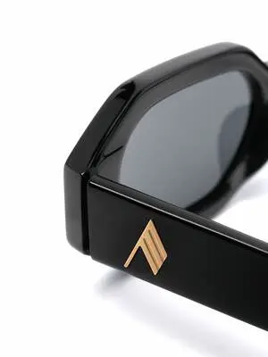 Linda Farrow X The Attico Irene Sunglasses - Black