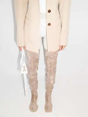 Jacquemus Over-the-knee Contrasting Toe Boots