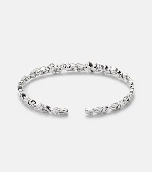 SUZANNE KALAN Fireworks Diamond Cuff Bracelet In 18kt White