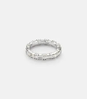 SUZANNE KALAN 18kt White Ring With Diamonds - Gold