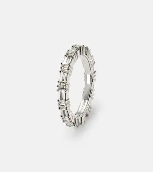 SUZANNE KALAN 18kt White Ring With Diamonds - Gold