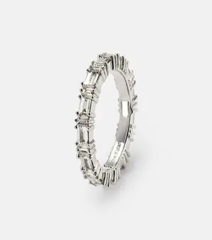 SUZANNE KALAN 18kt White Ring With Diamonds - Gold