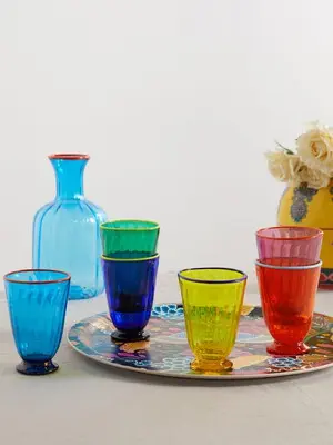 La DoubleJ Set Of Eight Highball Glasses