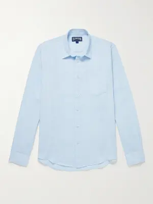 Vilebrequin Caroubis Linen Shirt - Blue