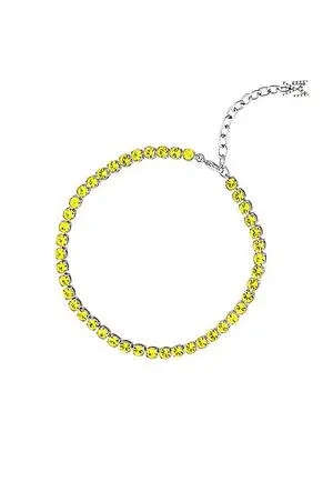 Amina Muaddi AMINA MUADDI Tennis Anklet Citrine
