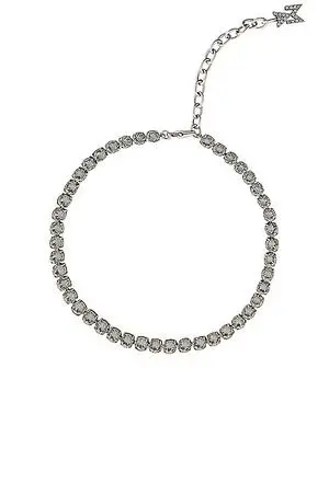 Amina Muaddi AMINA MUADDI Tennis Anklet Silver & Chrysolite