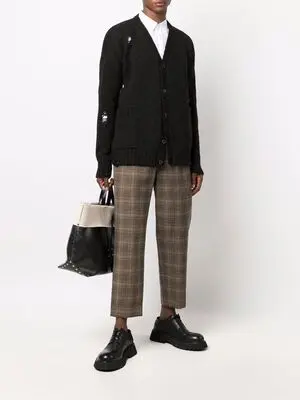UMA WANG V-neck Wool Cardigan