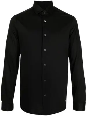 Emporio Armani Lyocell-blend Button-up Shirt