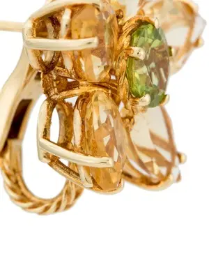 Dolce & Gabbana 18kt Yellow Gemstone Earrings