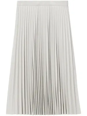 Proenza Schouler White Label Faux-leather Pleated Skirt