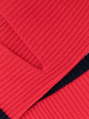 Cashmere In Love Pompom Balaclava - Red
