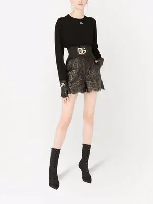 Dolce & Gabbana Logo-appliqué Long-sleeve Sweatshirt