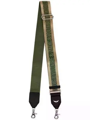 Zadig&Voltaire Glitter Logo Bag Strap - Green