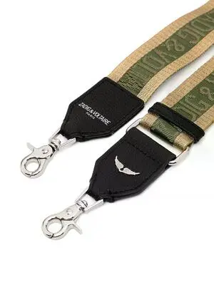 Zadig&Voltaire Glitter Logo Bag Strap - Green
