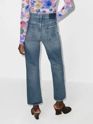 GOLDEN GOOSE Deryn High-waisted Flared Jeans - Blue