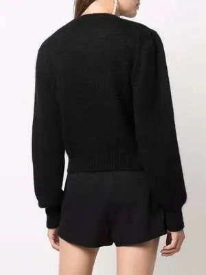 Alessandra Rich Cat Intarsia Knit Jumper