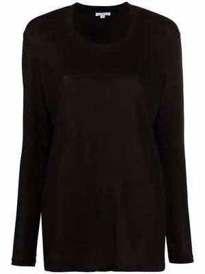 JAMES PERSE Long-sleeved Cotton Jersey T-shirt