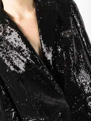 Philipp Plein Sequin-embellished Blazer - Black