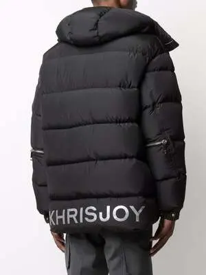 Khrisjoy Rear-logo Feather Down Parka