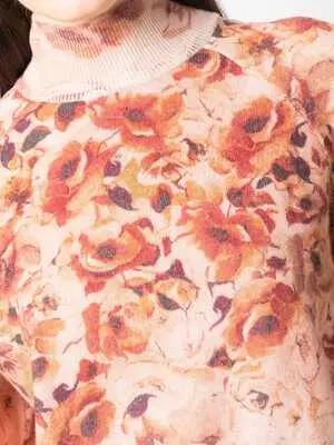 Alberta Ferretti Floral-print Jumper