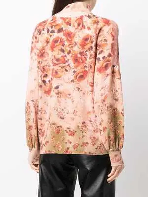 Alberta Ferretti Floral-print Jumper