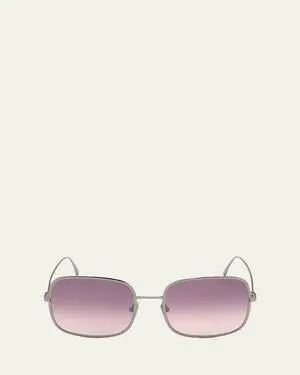 TOM FORD Keira Square Mirrored Sunglasses