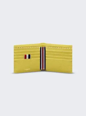 Thom Browne Pebble Grain Bifold Wallet Pastel - Yellow