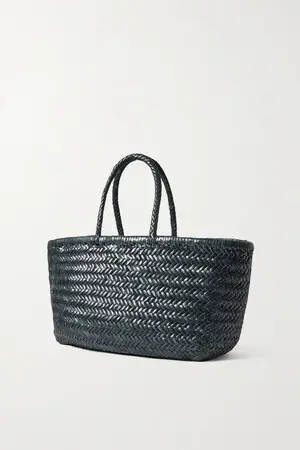Dragon Diffusion Bamboo Triple Jump Big Woven Leather Tote