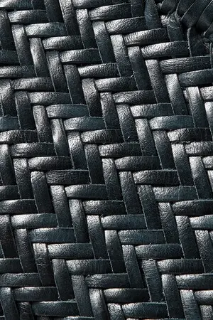Dragon Diffusion Bamboo Triple Jump Big Woven Leather Tote