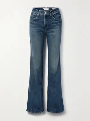 NILI LOTAN Celia High-rise Straight-leg Jeans - Blue