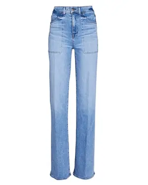 Veronica Beard Crosbie Wide-leg Jeans - Denim